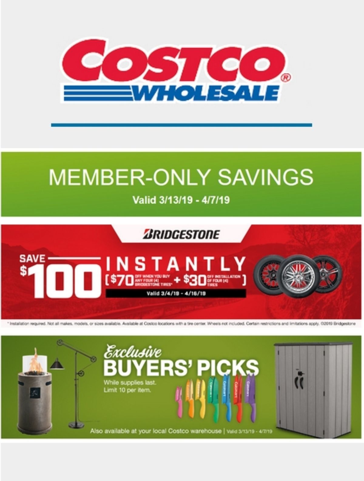 Costco Special Buys and Warehouse Savings from March 13