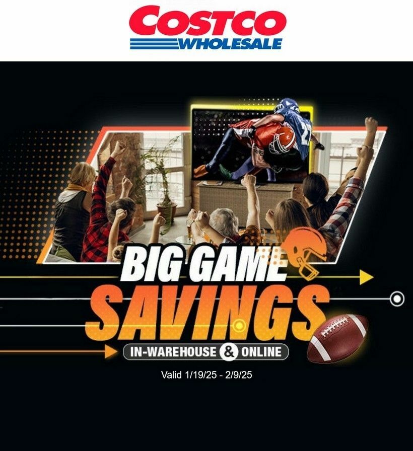 Costco Big Game Special Buys and Warehouse Savings from January 19