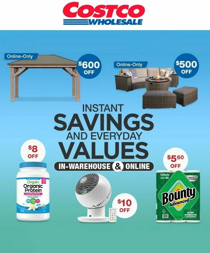 Costco Special Buys and Warehouse Savings from April 9