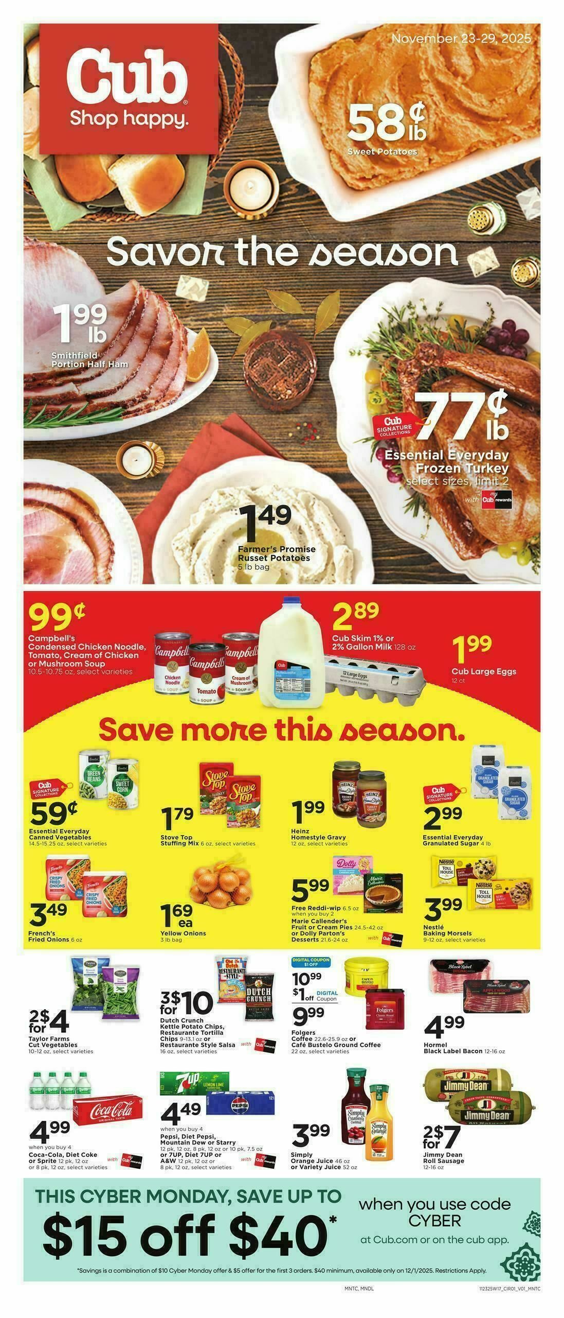 Cub Foods Weekly Ad from November 23