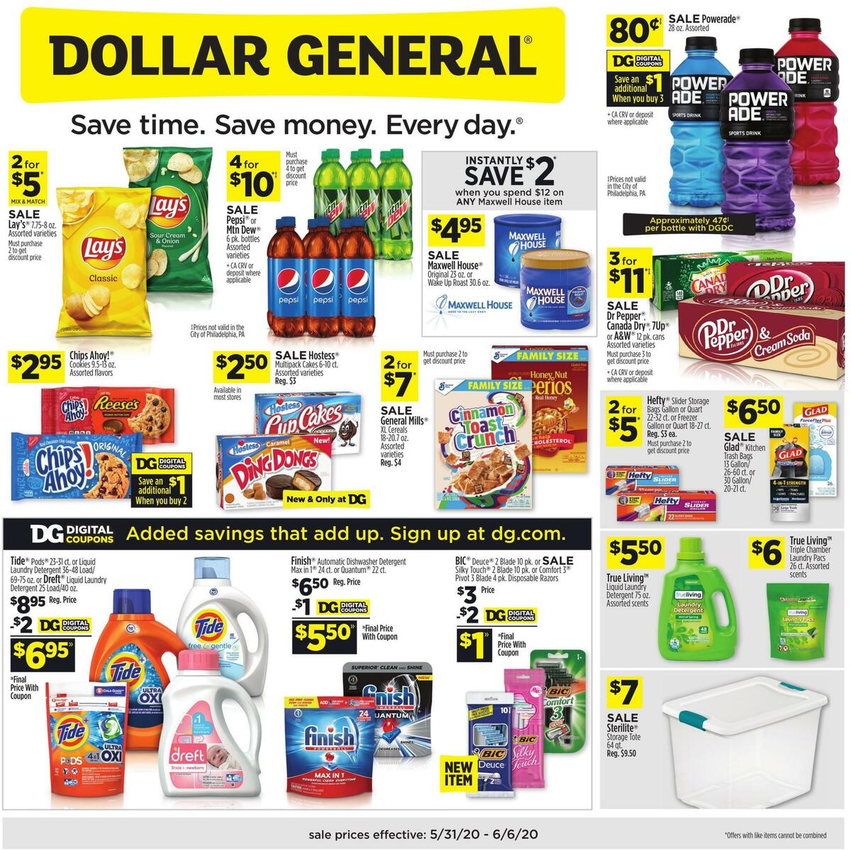 Dollar General Weekly Ads and Circulars from May 31