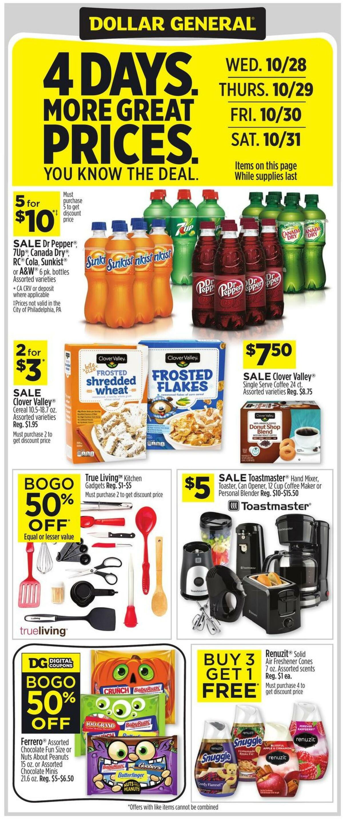 Dollar General Weekly Ads and Circulars from October 25