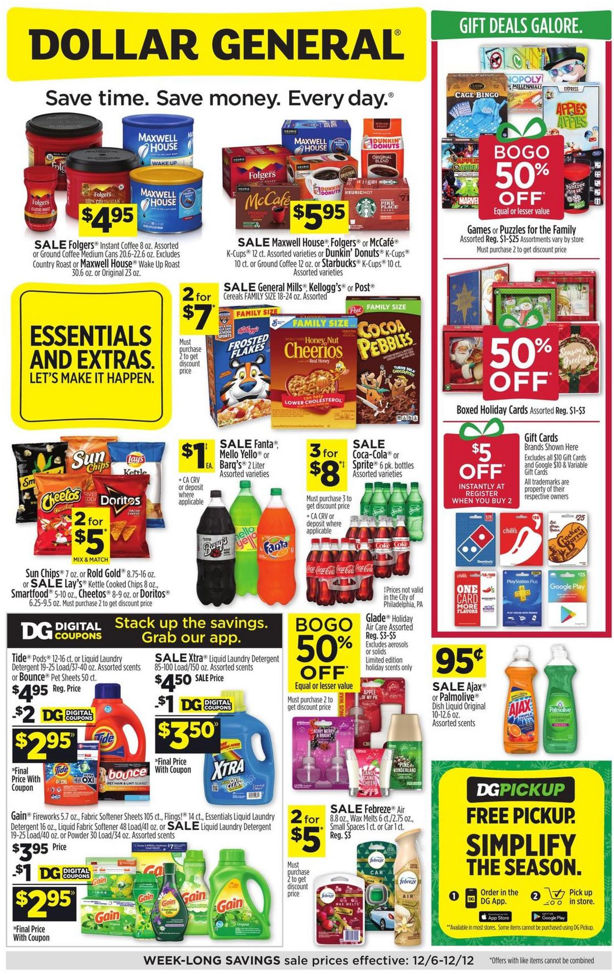 Dollar General Weekly Ads and Circulars from December 6