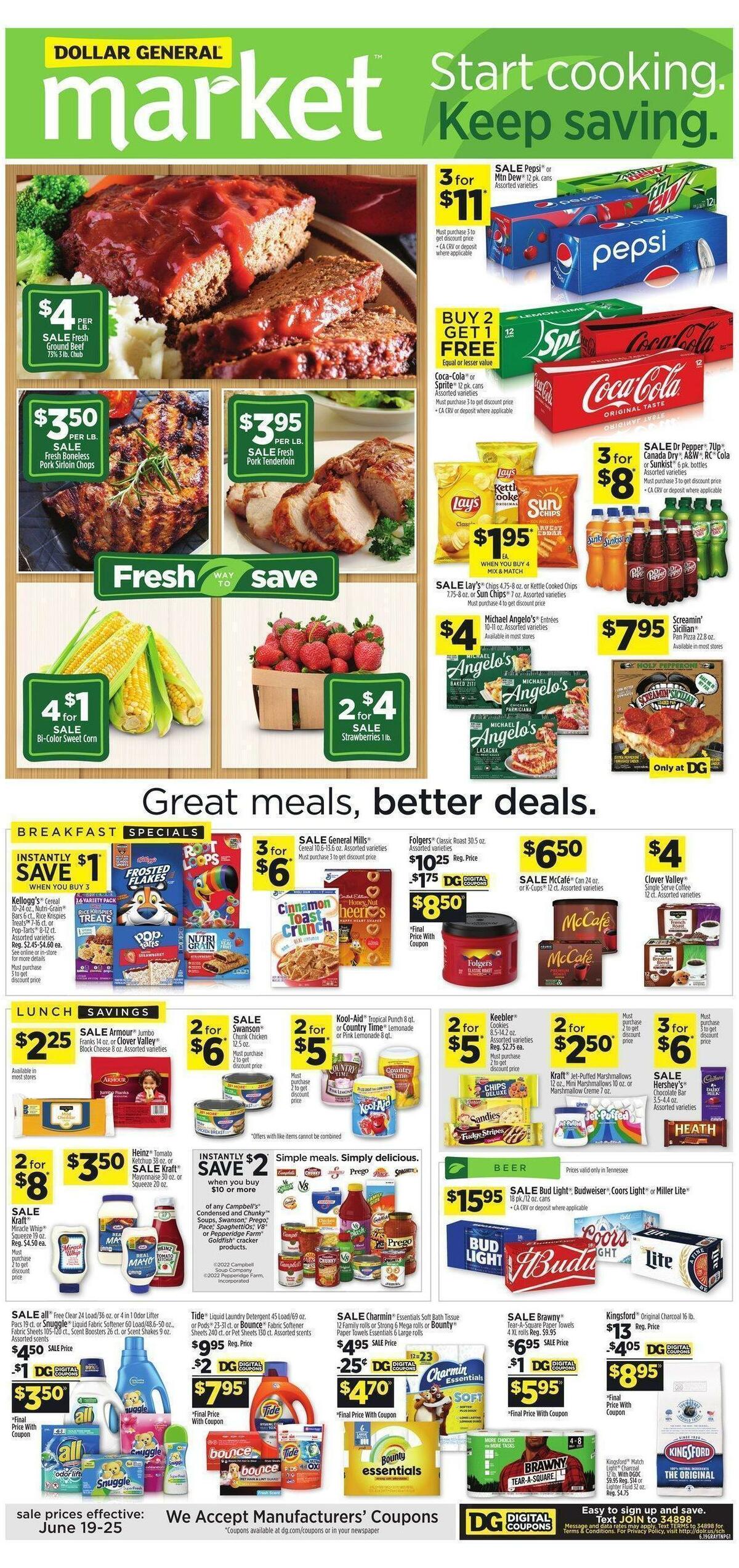 Dollar General Market Ad Weekly Ads and Circulars from June 19