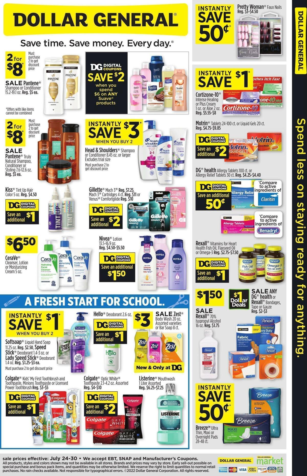 Dollar General Spend Less on Staying Ready for Anything Weekly Ads and ...