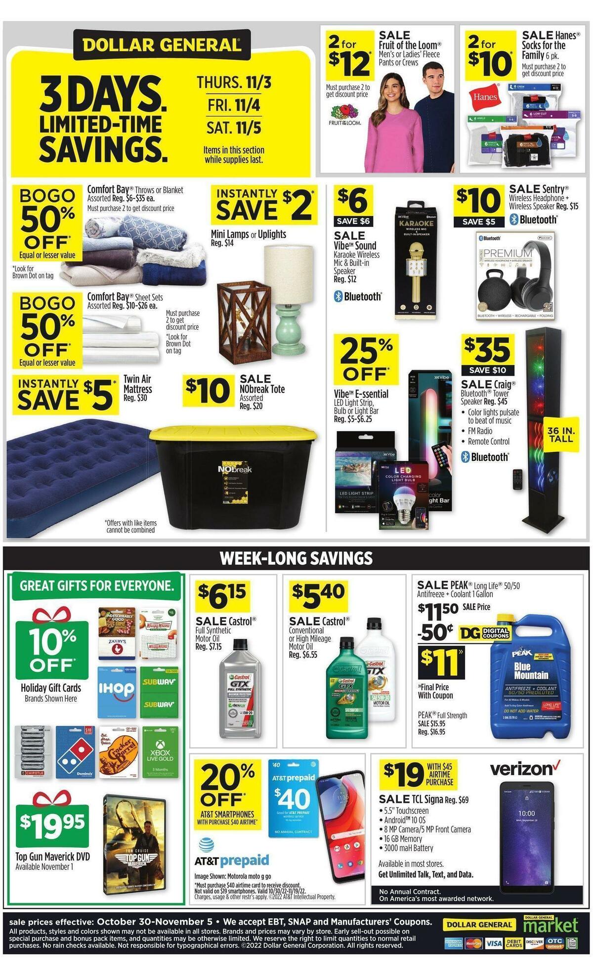 Dollar General Weekly Ads and Circulars from October 30 - Page 2