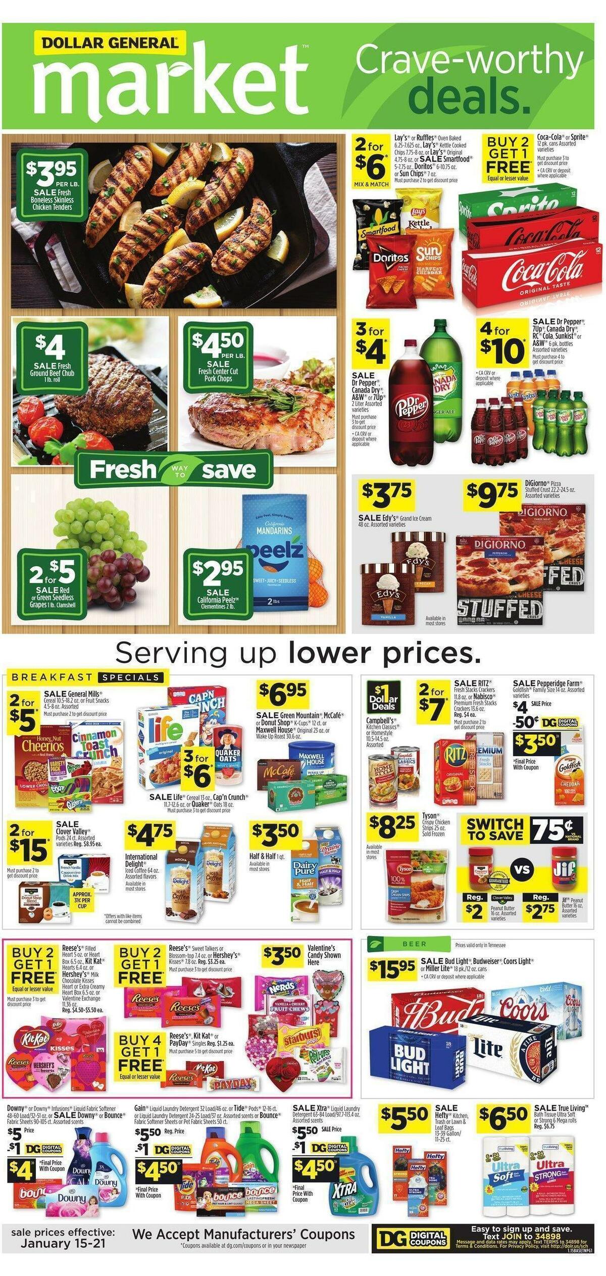 Dollar General Market Ad Weekly Ads and Circulars from January 15