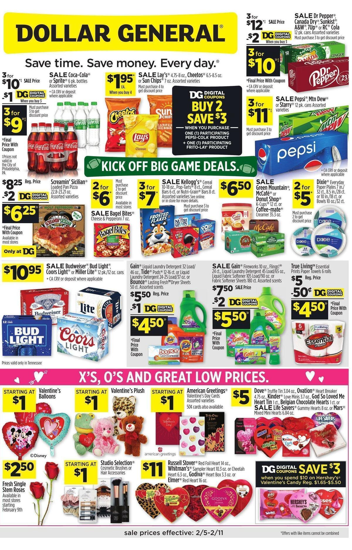 Dollar General Weekly Ads and Circulars from February 5