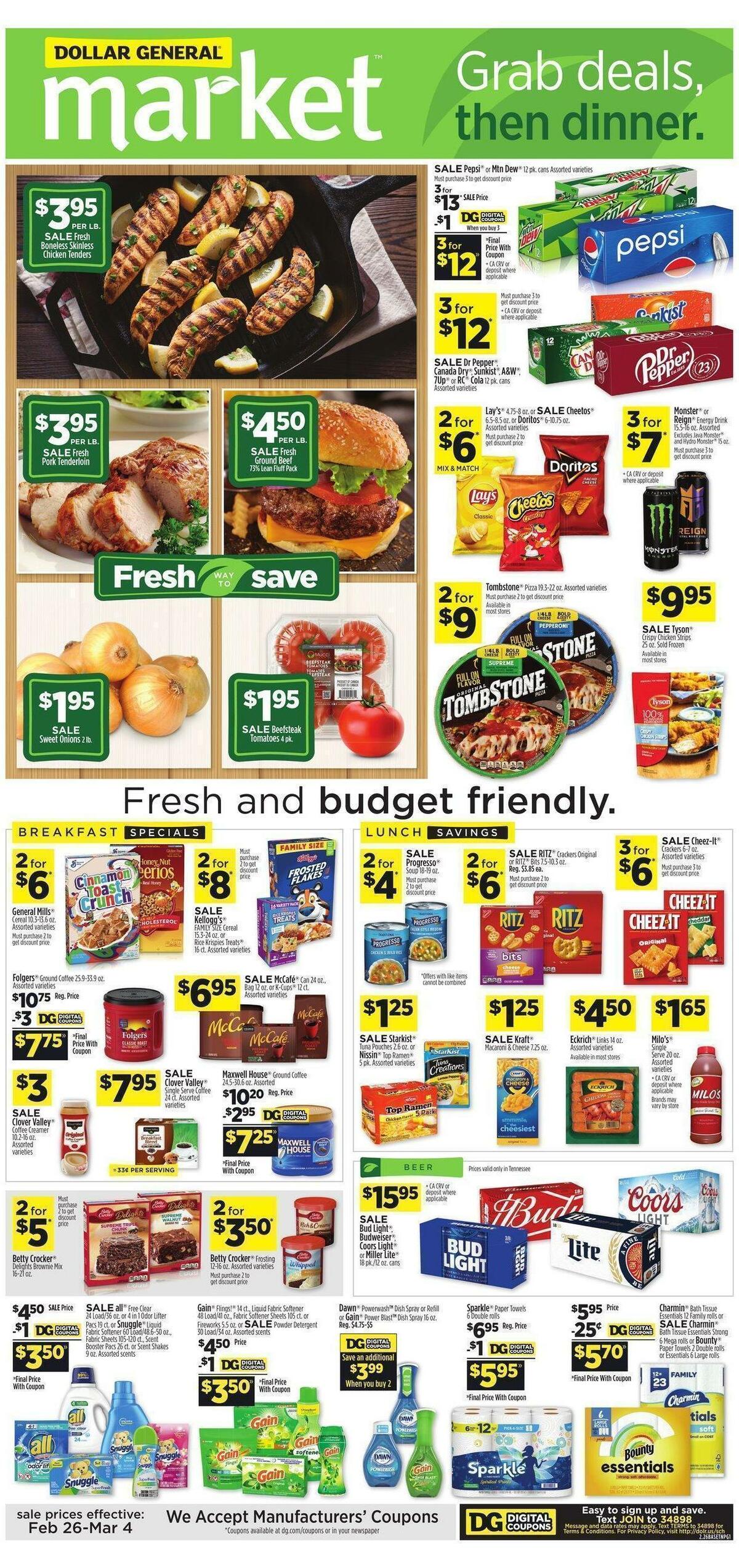 Dollar General Market Ad Weekly Ads and Circulars from February 26