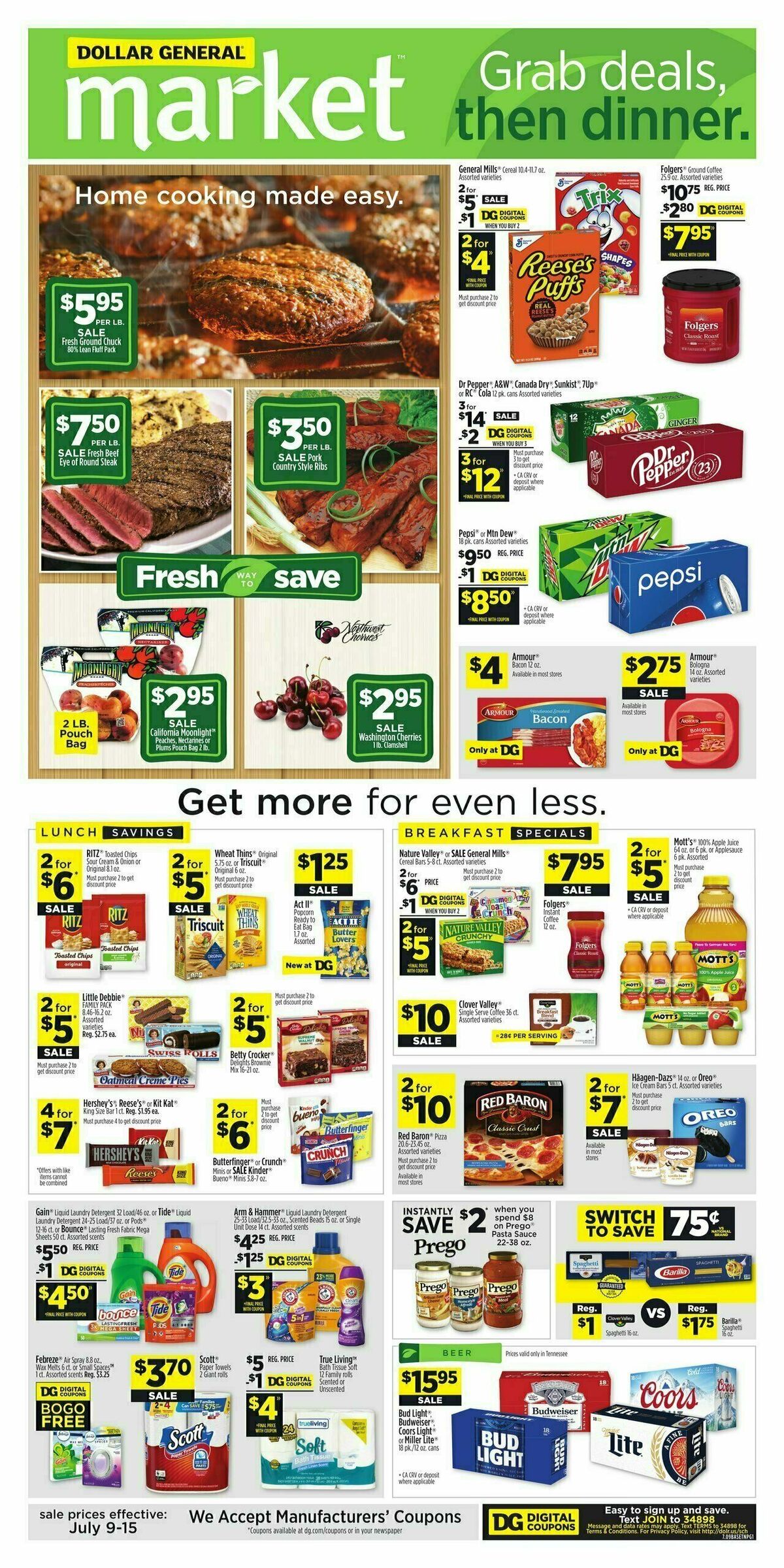 Dollar General Market Ad Weekly Ads and Circulars from July 9