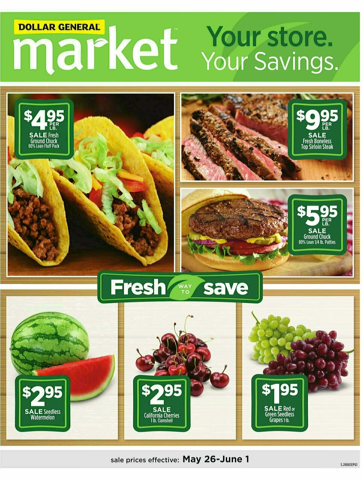 Dollar General Market Weekly Ads and Circulars from May 26
