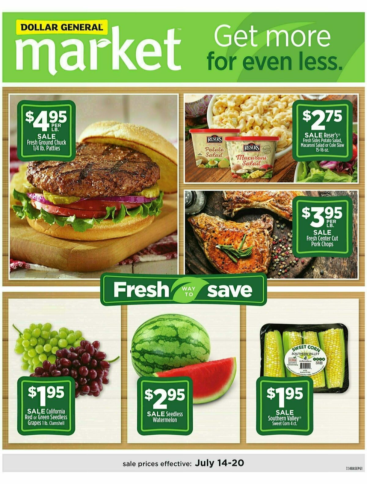 Dollar General Market Weekly Ads and Circulars from July 14