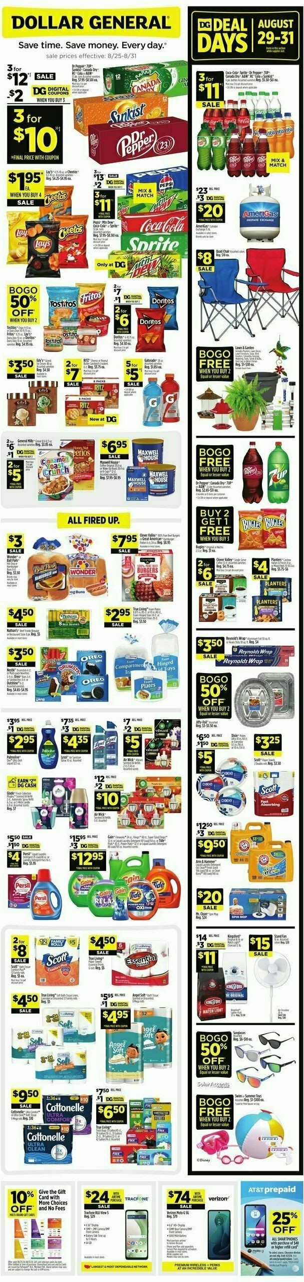 Dollar General Weekly Ads and Circulars from August 25
