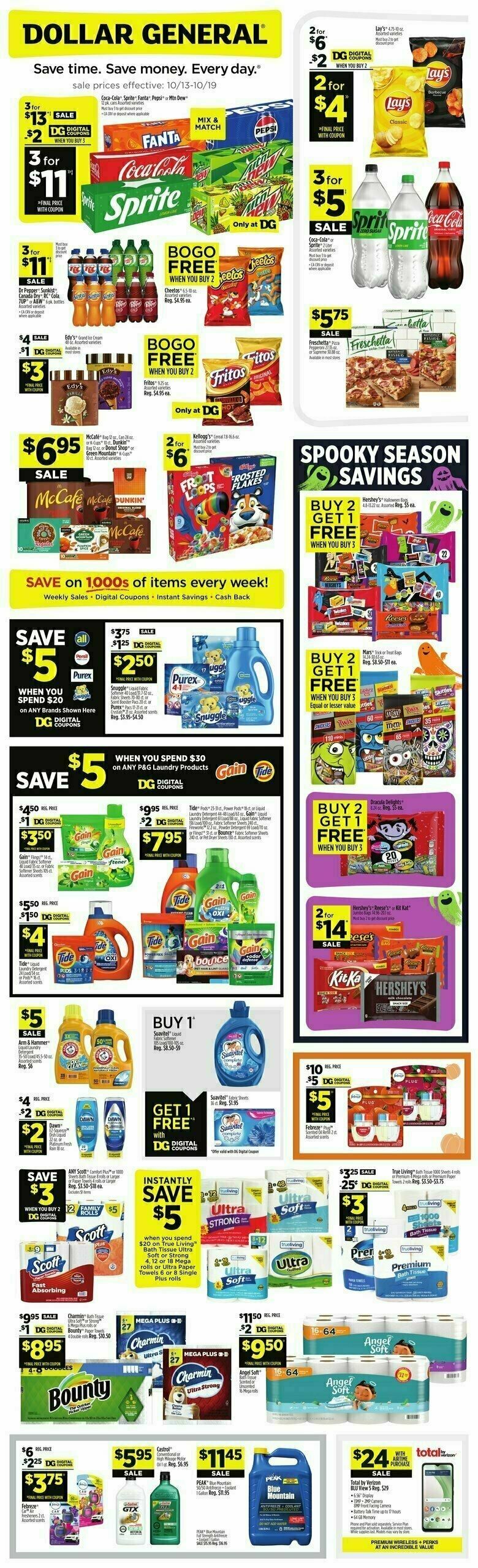 Dollar General Weekly Ads and Circulars from October 13
