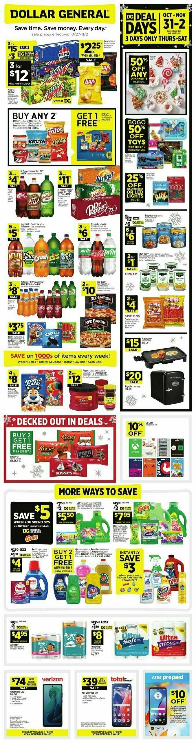 Dollar General Weekly Ads and Circulars from October 27