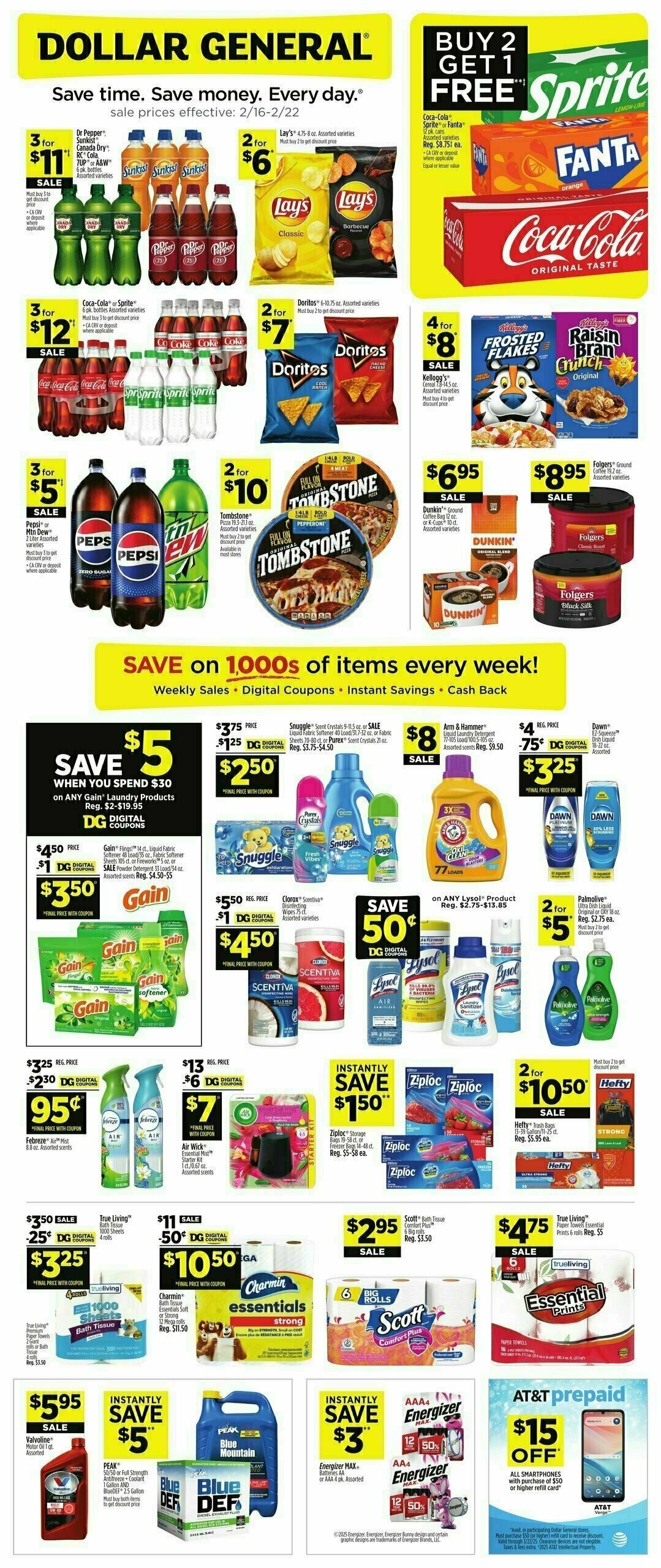 Dollar General Weekly Ads and Circulars from February 16
