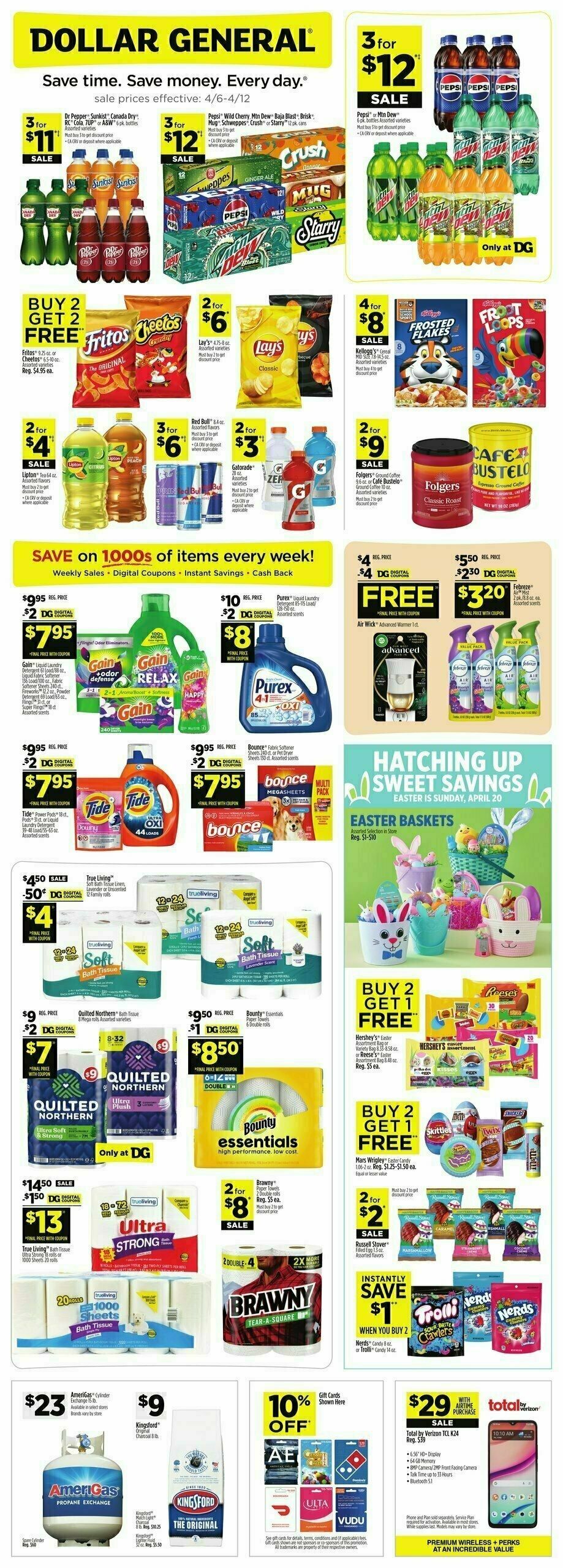 Dollar General Weekly Ads and Circulars from April 6