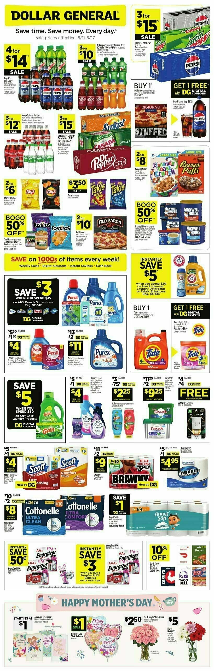 Dollar General Weekly Ads and Circulars from May 11