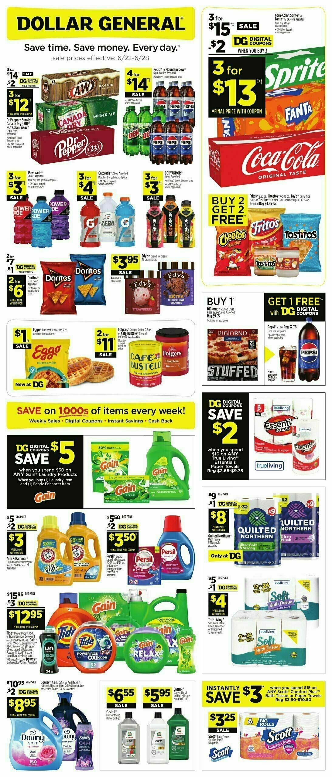 Dollar General Weekly Ads and Circulars from June 22