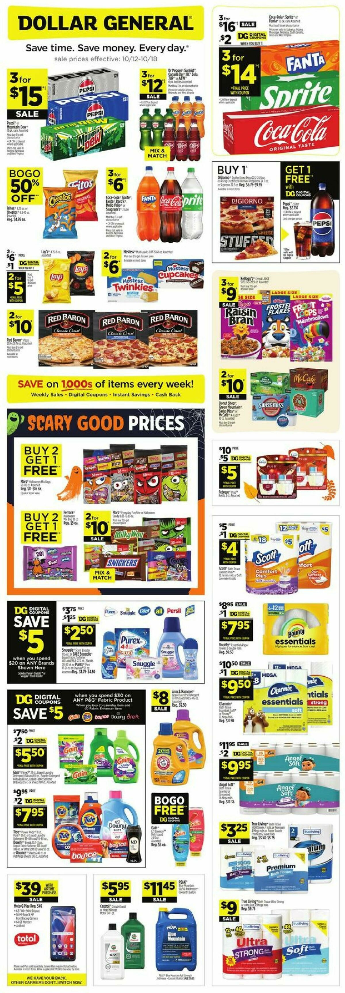 Dollar General Weekly Ads and Circulars from October 12