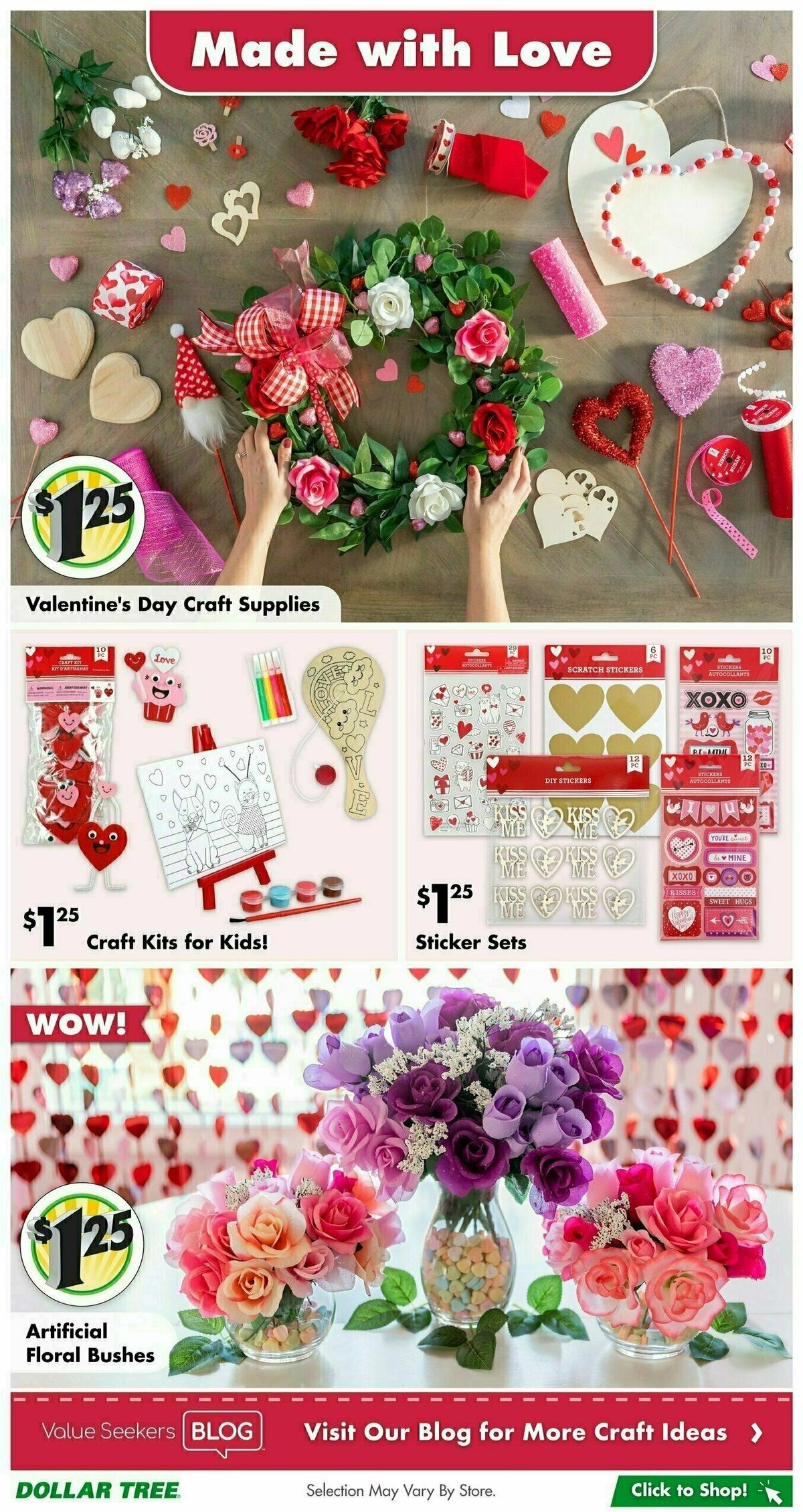 Dollar Tree Valentine's Day Weekly Ads from January 28 - Page 3
