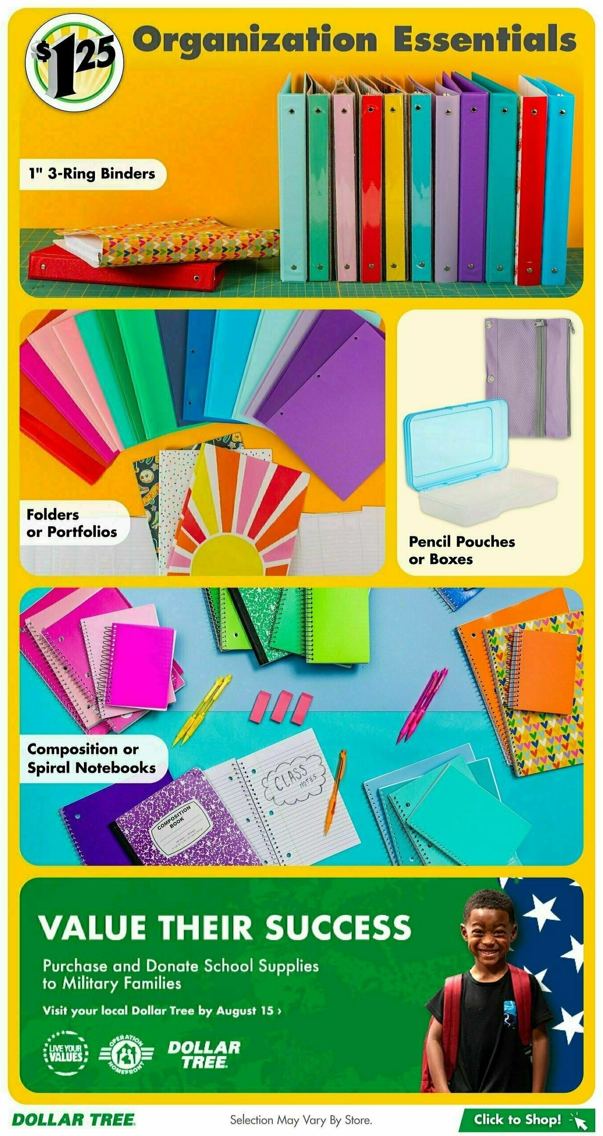 Dollar Tree Back to School Lookbook Weekly Ads from July 5 - Page 4
