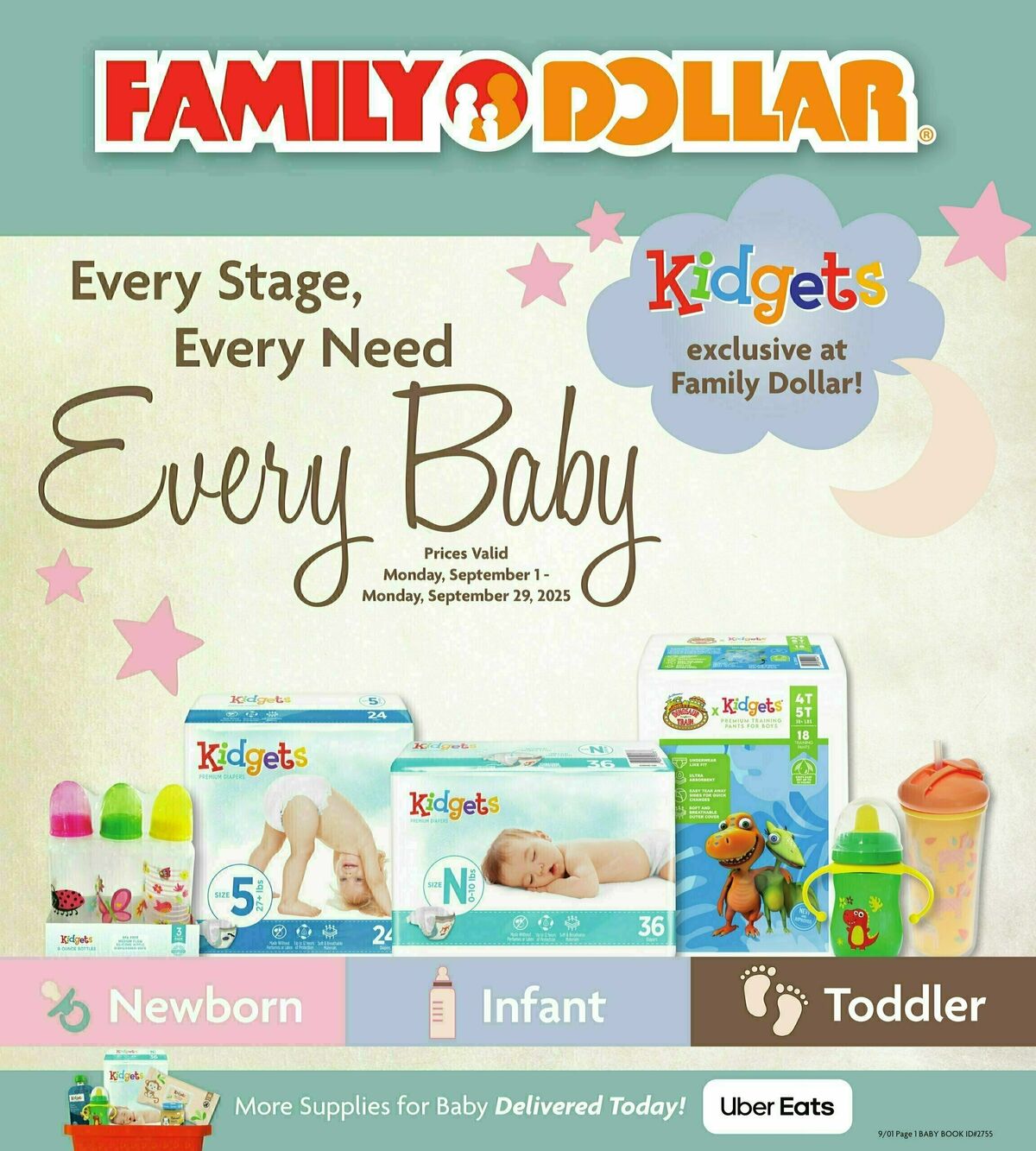 Family Dollar Baby Book from September 1