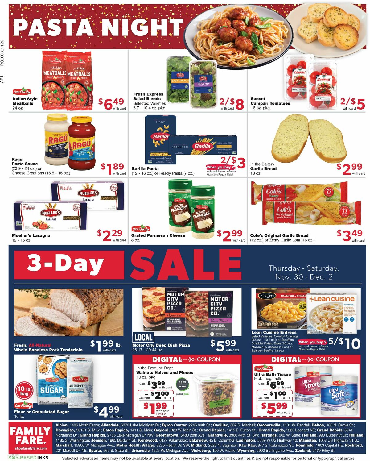 Family Fare Weekly Ad from November 26 - Page 2