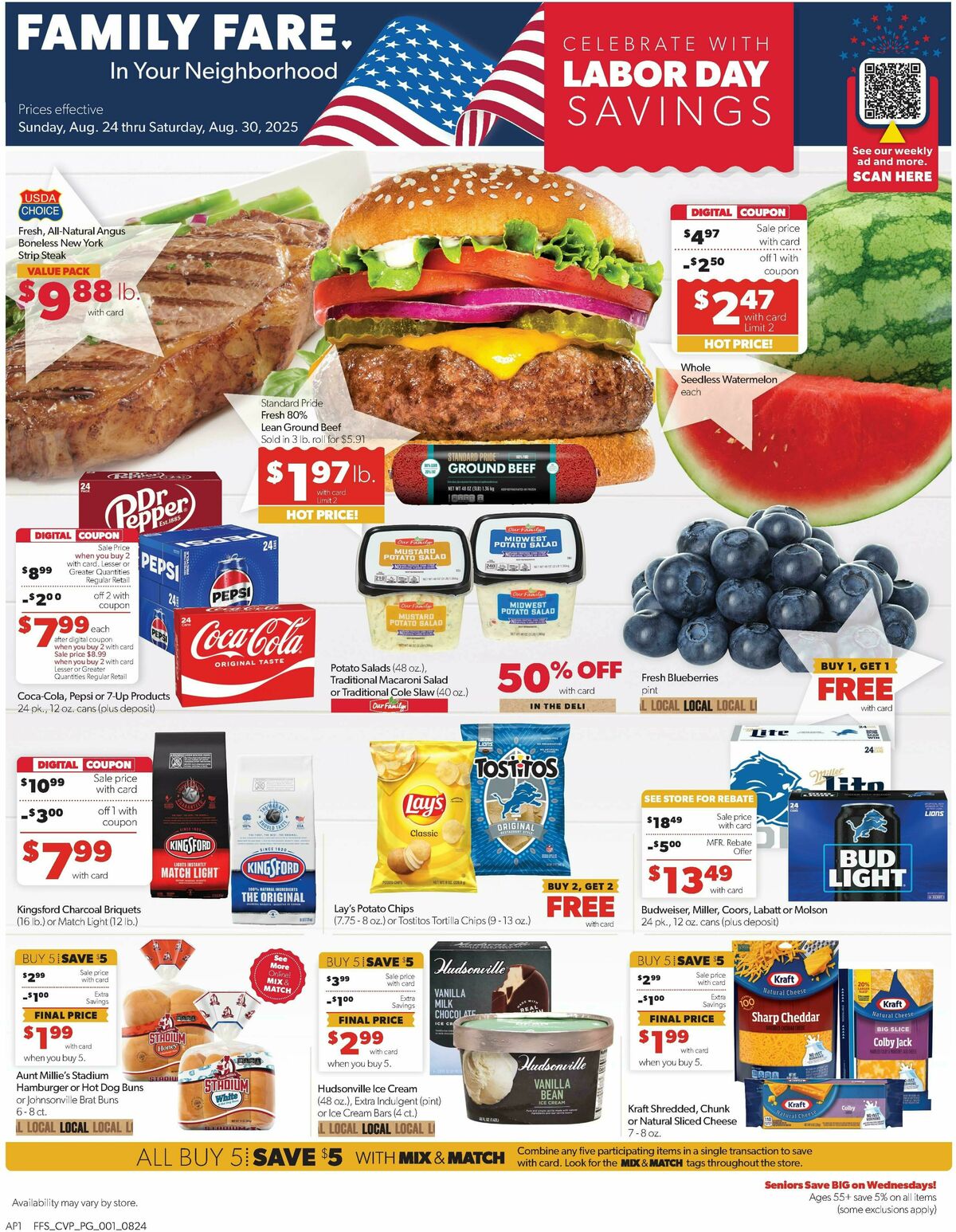 Family Fare Weekly Ad from August 24