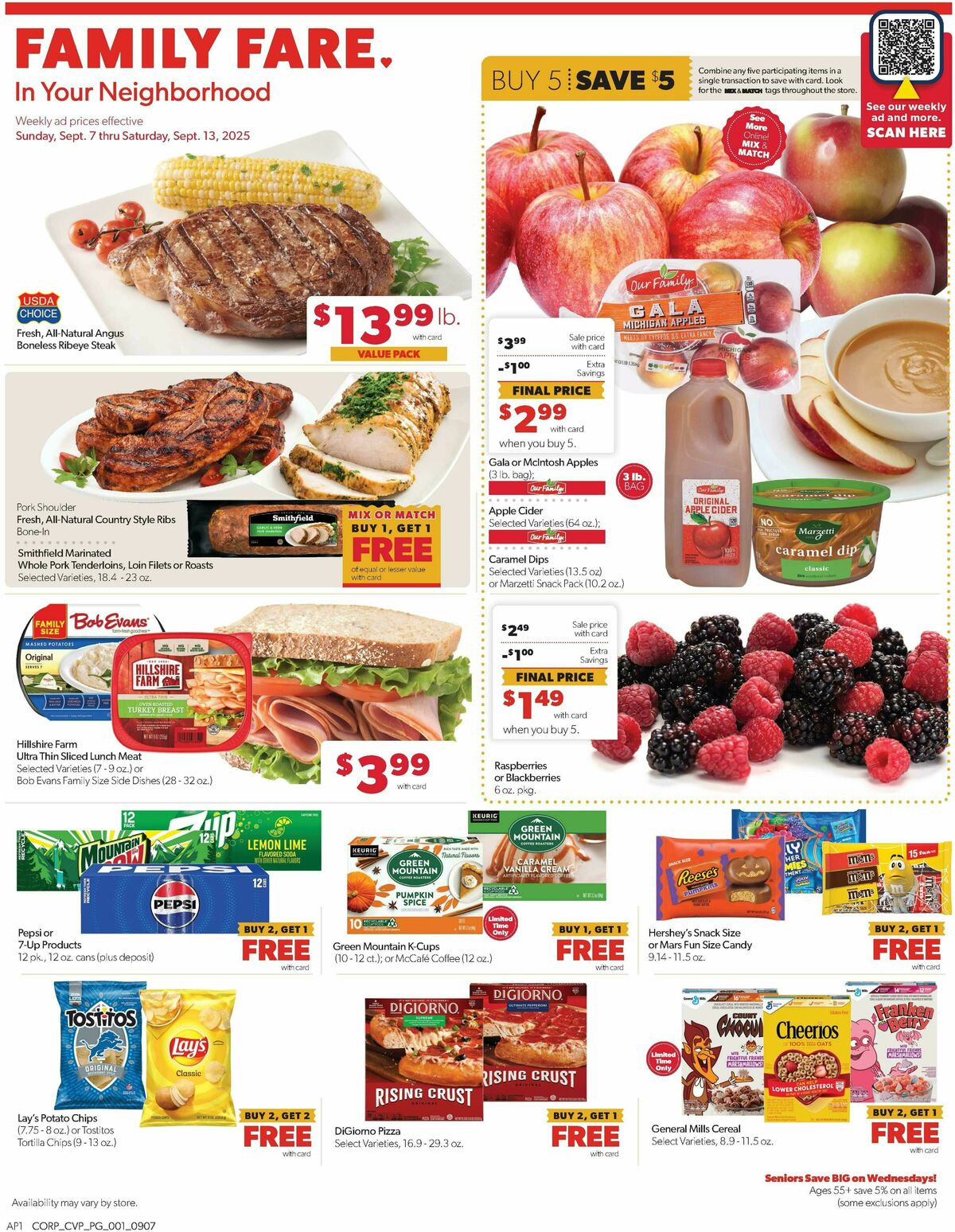 Family Fare Weekly Ad from September 7