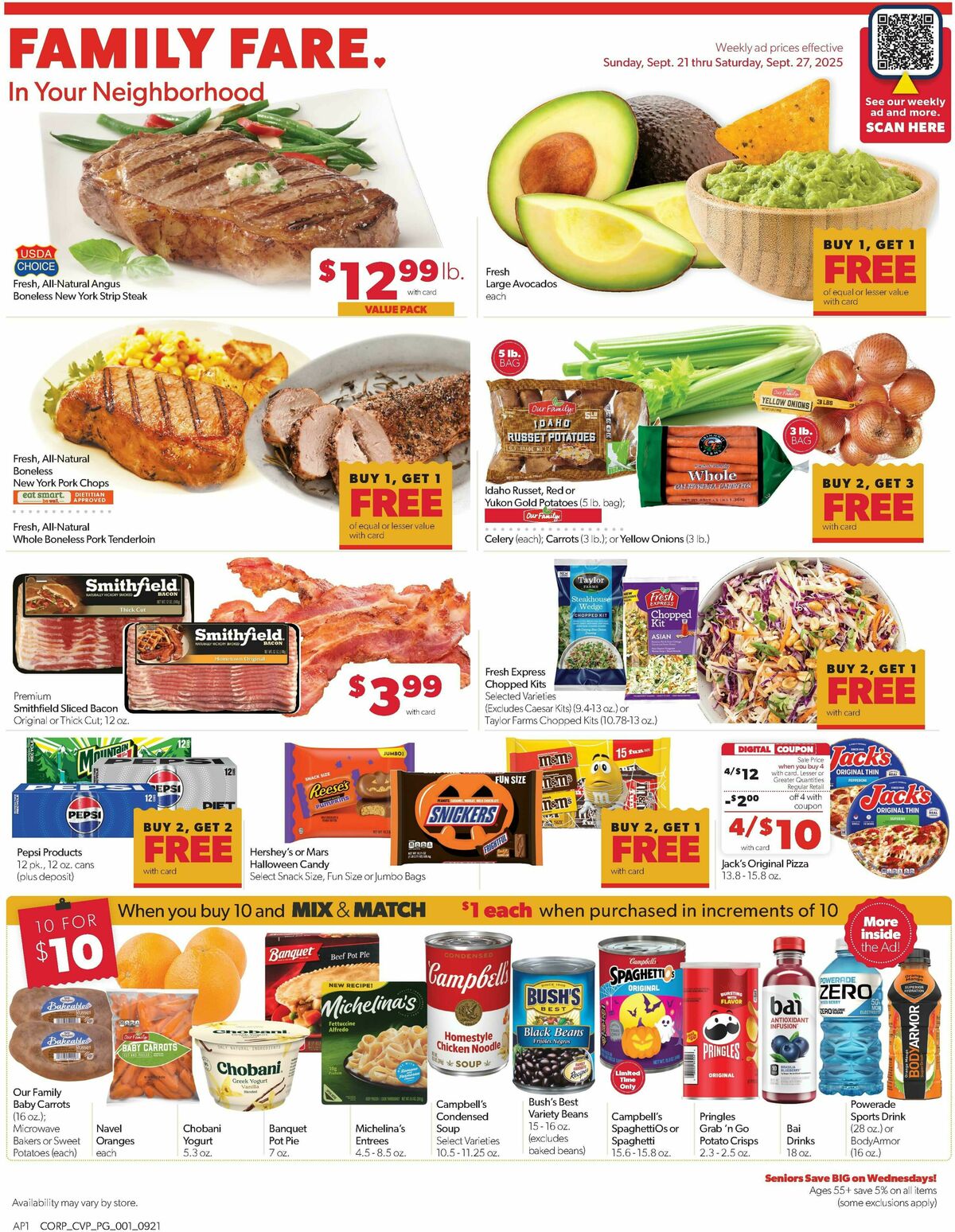 Family Fare Weekly Ad from September 21