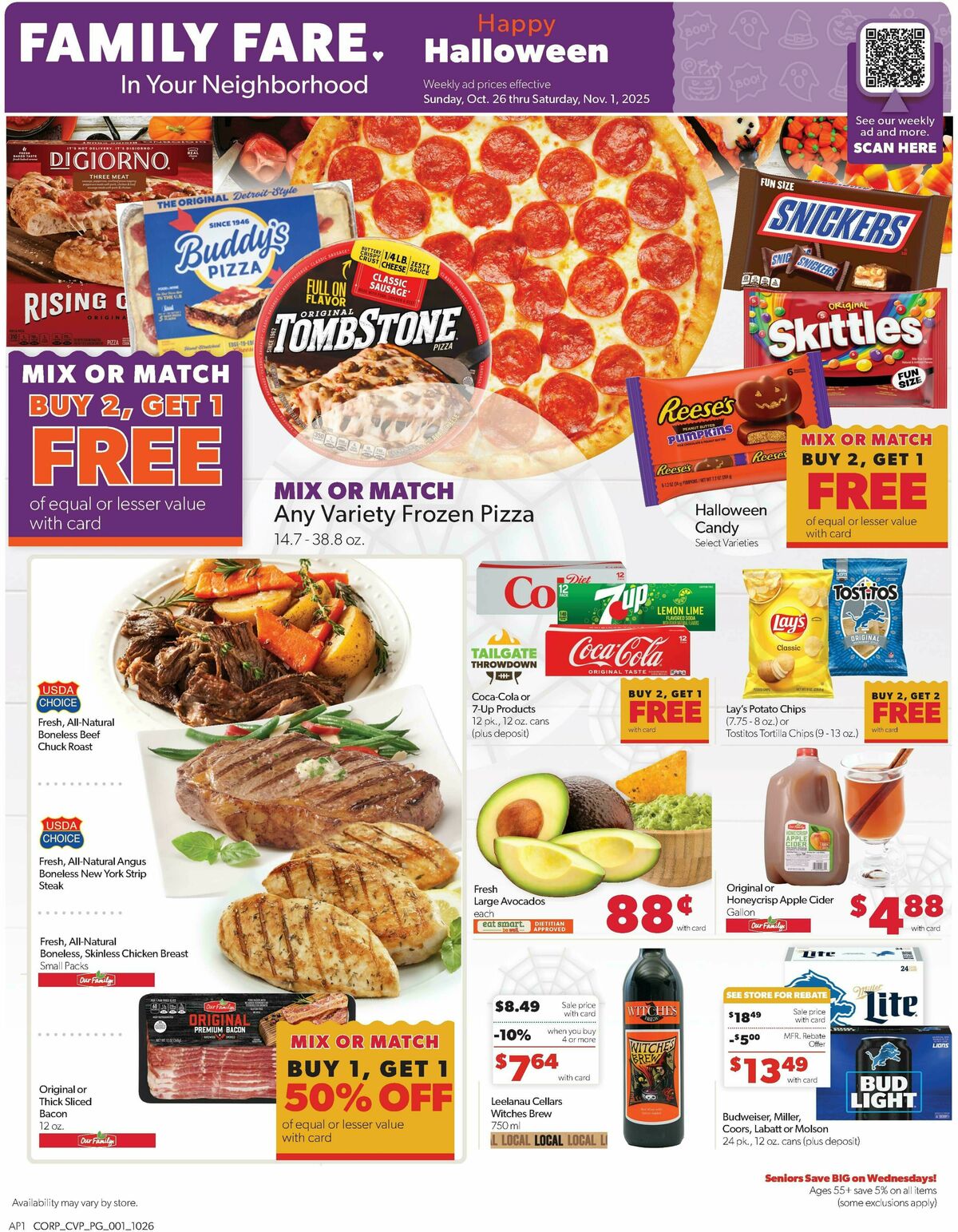 Family Fare Weekly Ad from October 26