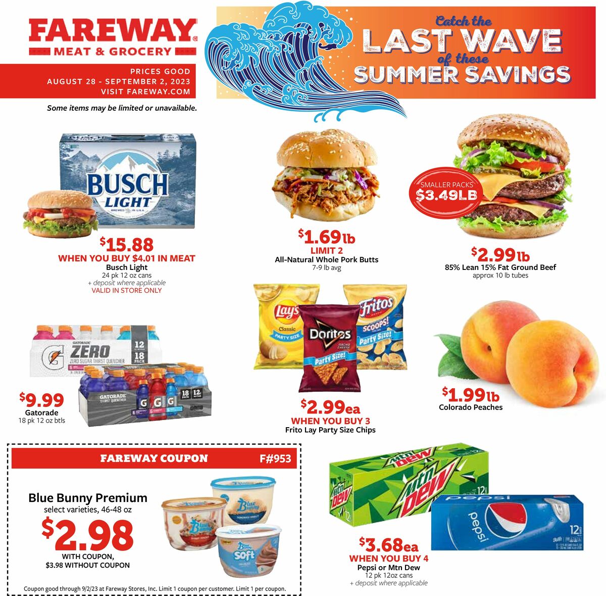 Fareway Weekly Ads from August 28