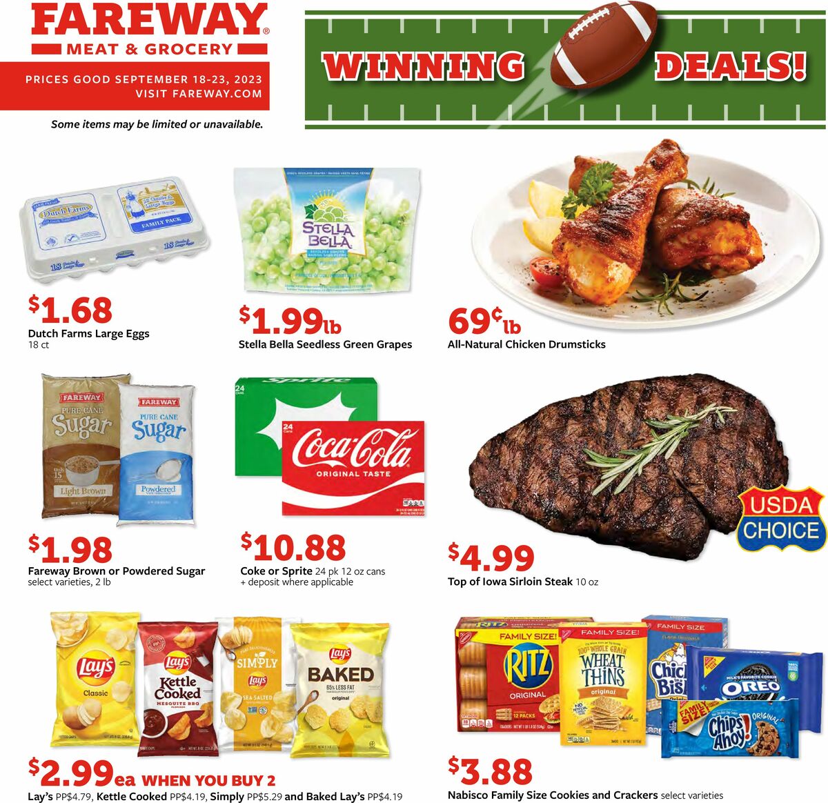 Fareway Weekly Ads from September 18