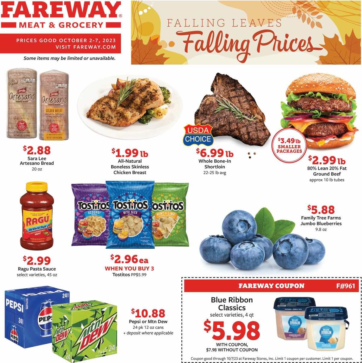 Fareway Weekly Ads from October 2