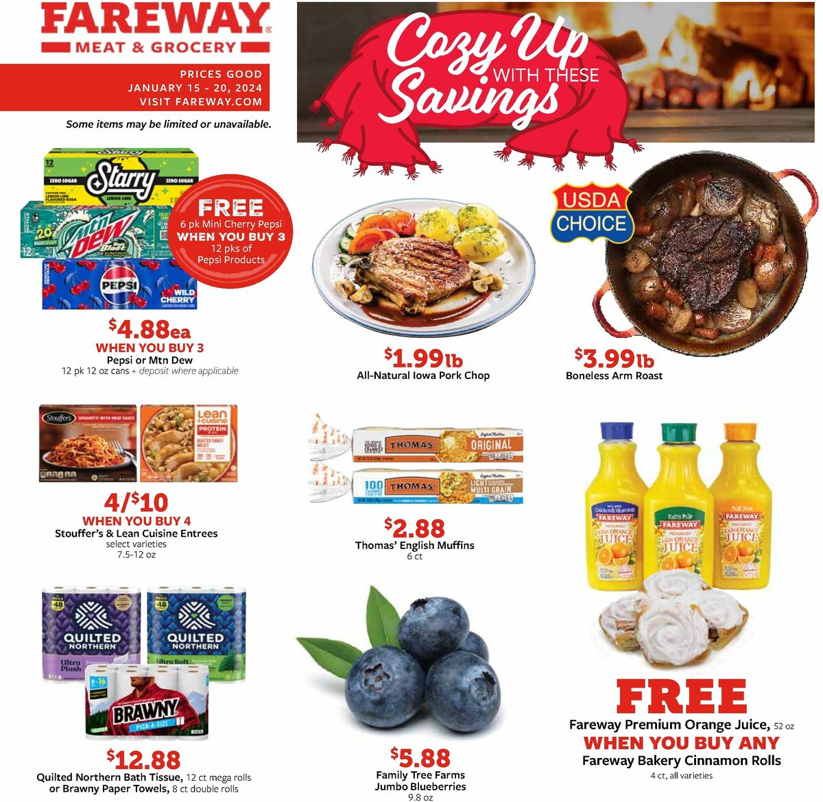 Fareway Weekly Ads from January 15