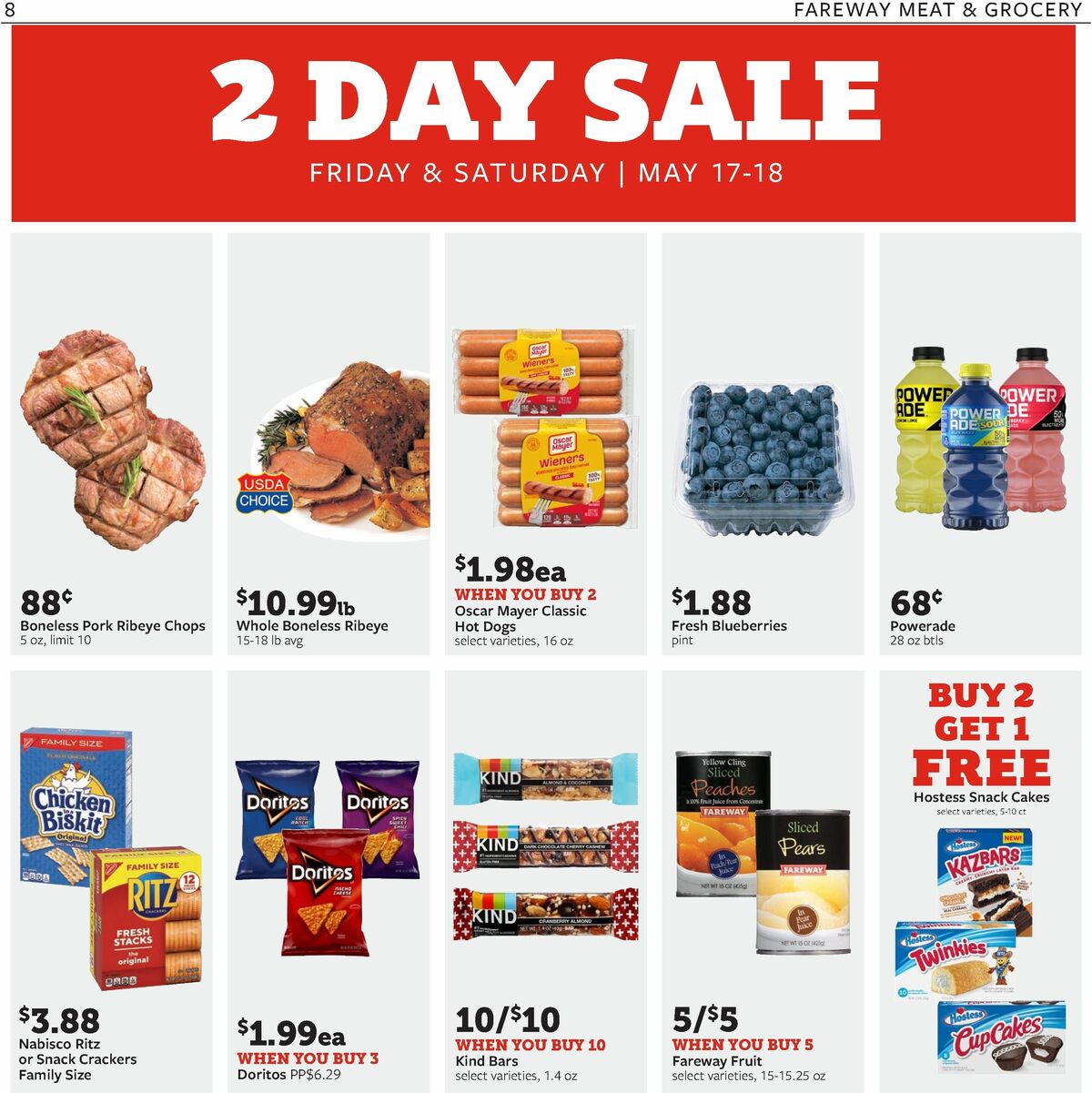Fareway 2-Day Sale Weekly Ads from May 17