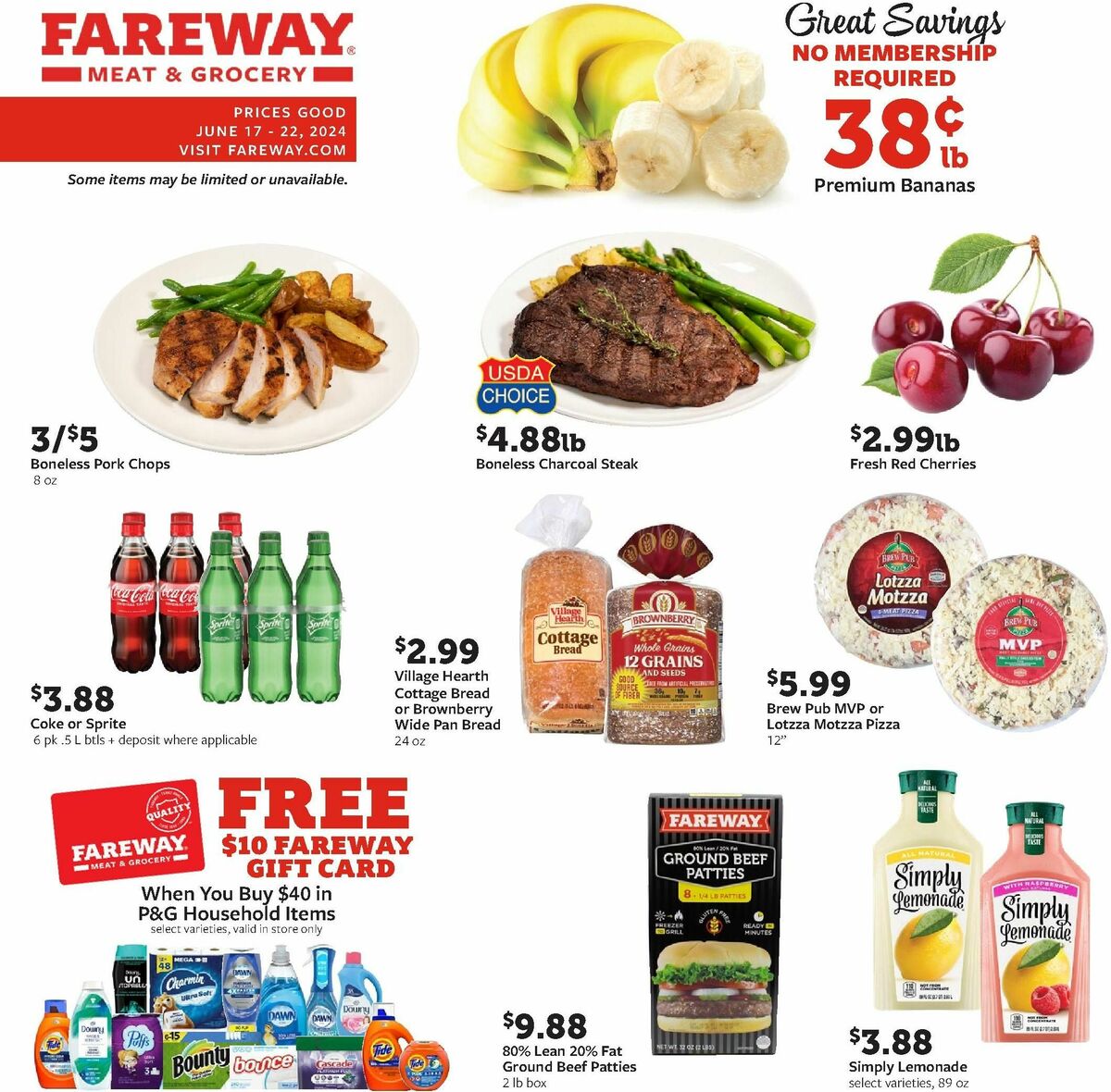 Fareway Weekly Ads from June 17