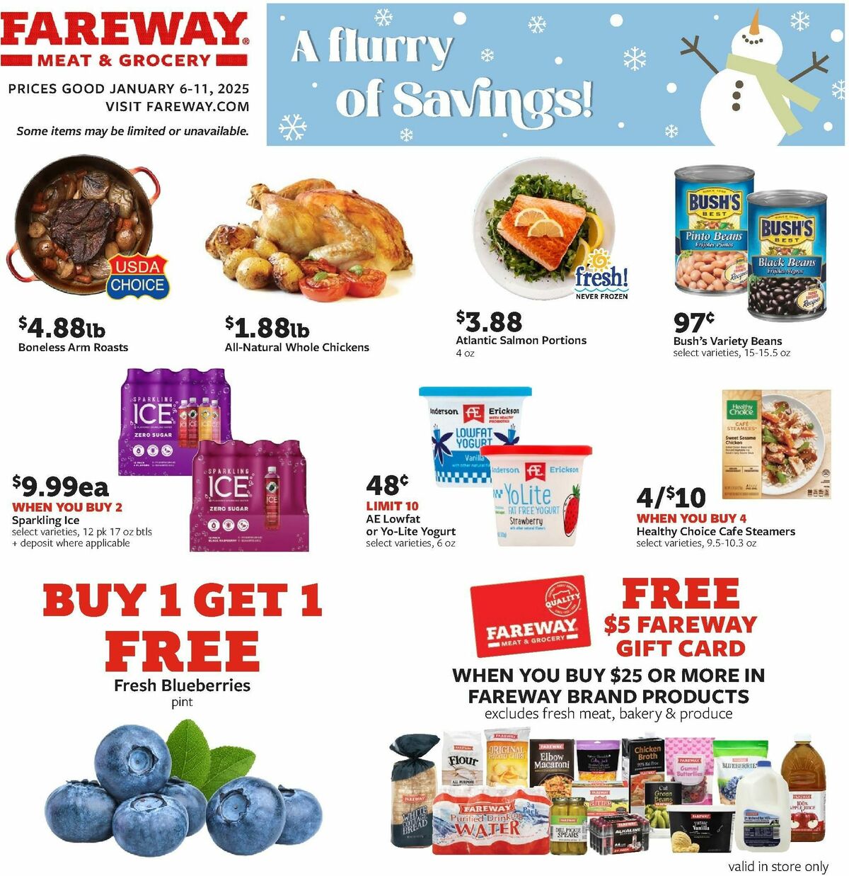 Fareway Weekly Ads from January 6