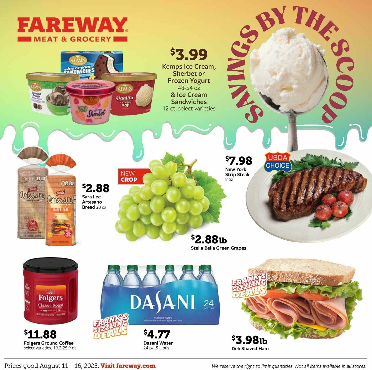 Fareway Weekly Ads from August 11