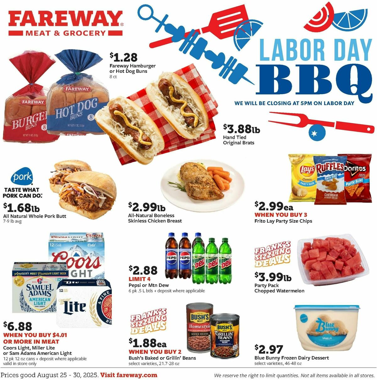 Fareway Weekly Ads from August 25