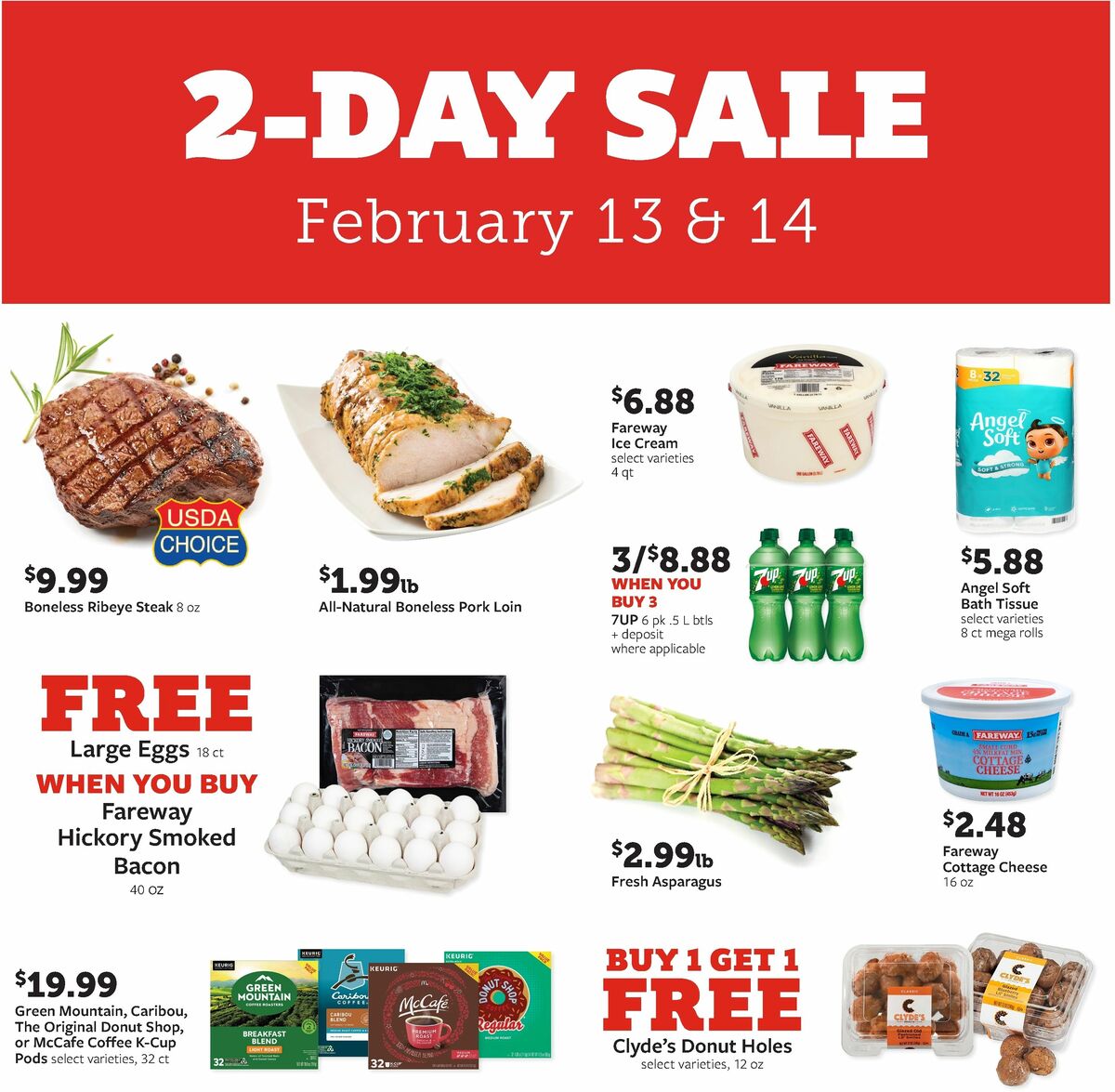 Fareway 2-Day Sale Weekly Ads from February 13