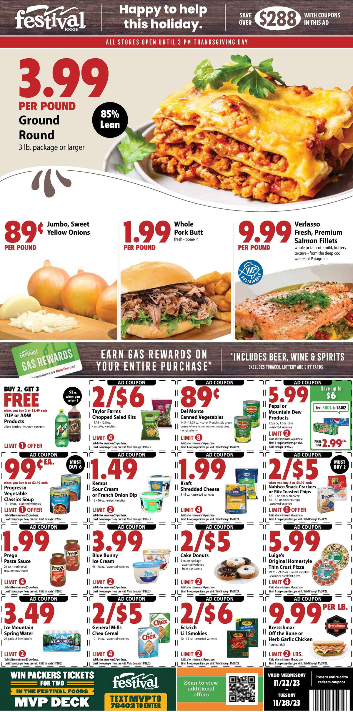 Festival Foods Weekly Ad & Specials from November 22