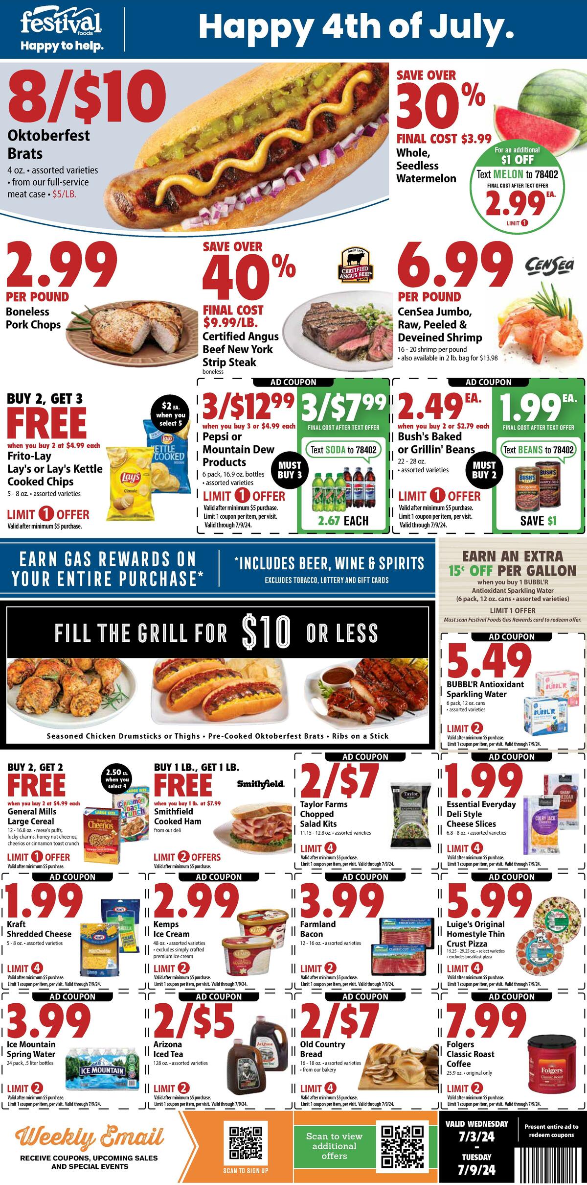 Festival Foods Weekly Ad & Specials from July 3