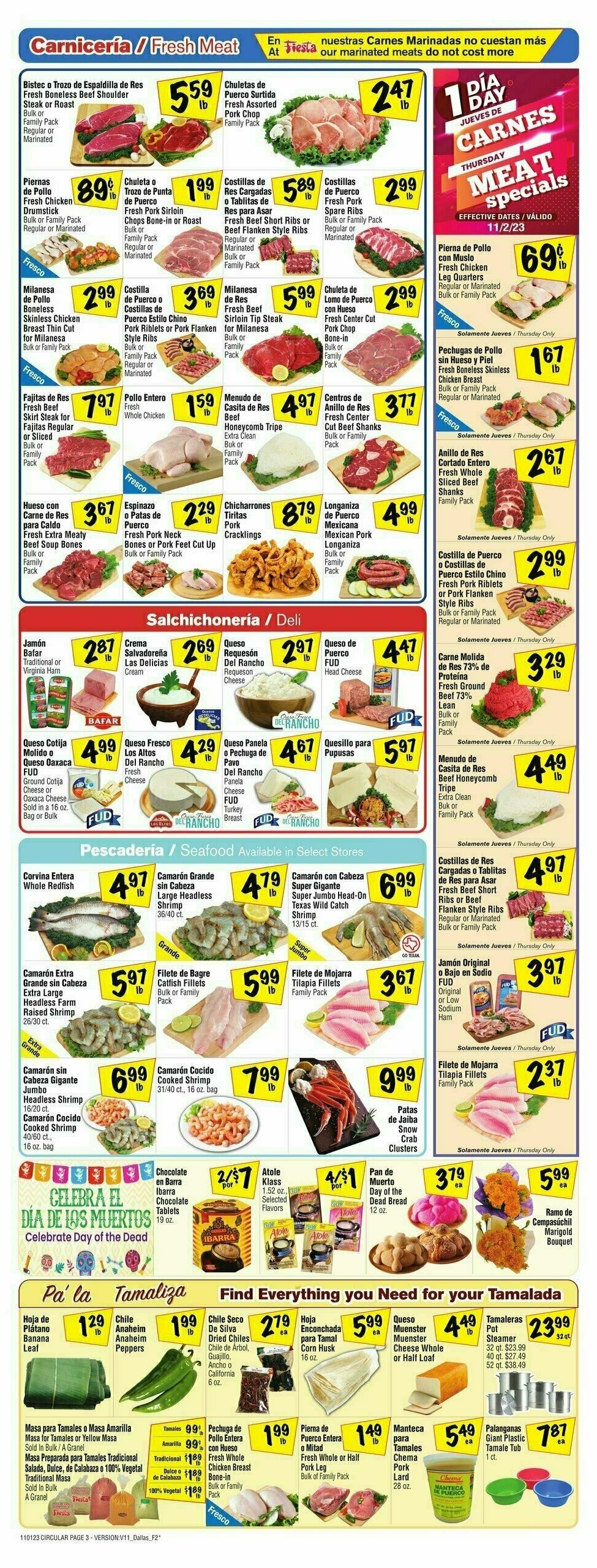 Fiesta Mart Weekly Ad from November 1 - Page 3