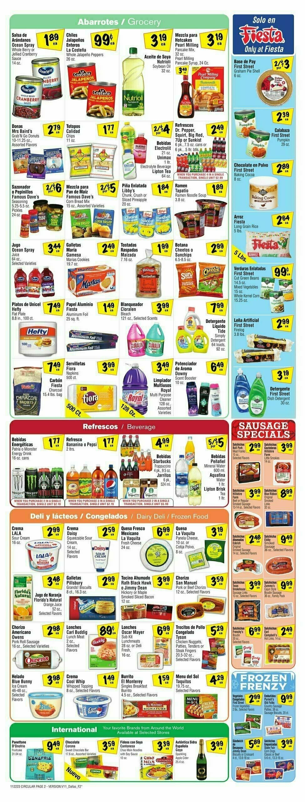 Fiesta Mart Weekly Ad from November 22 - Page 2