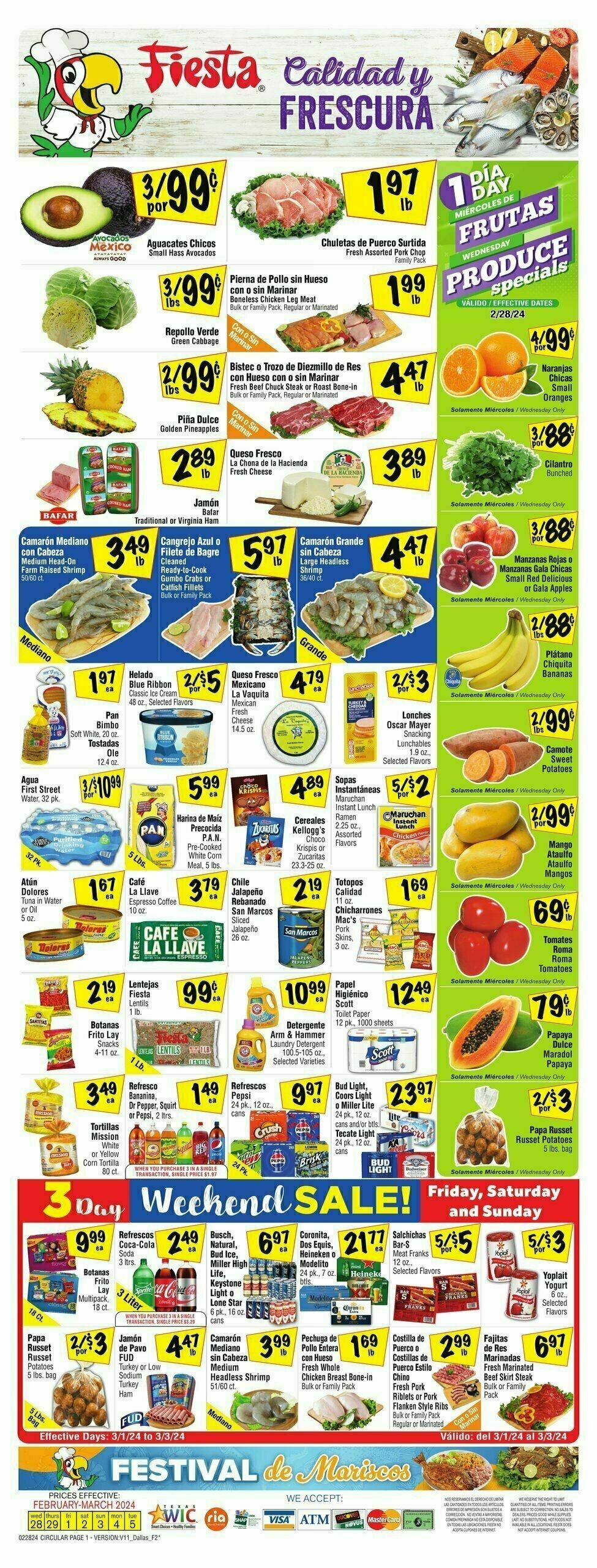 Fiesta Mart Weekly Ad from February 28