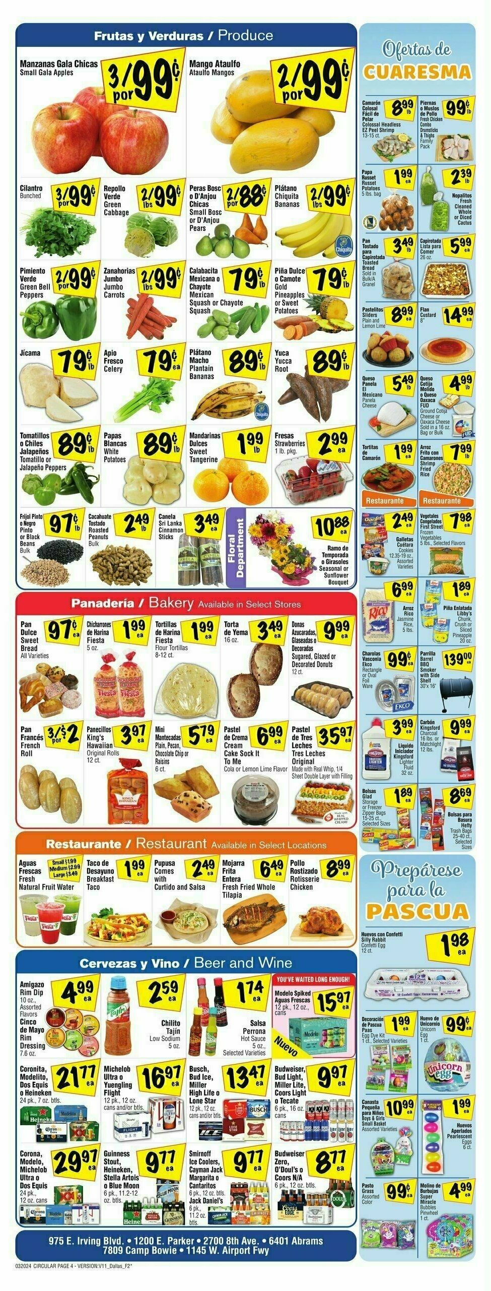 Fiesta Mart Weekly Ad from March 20 - Page 4