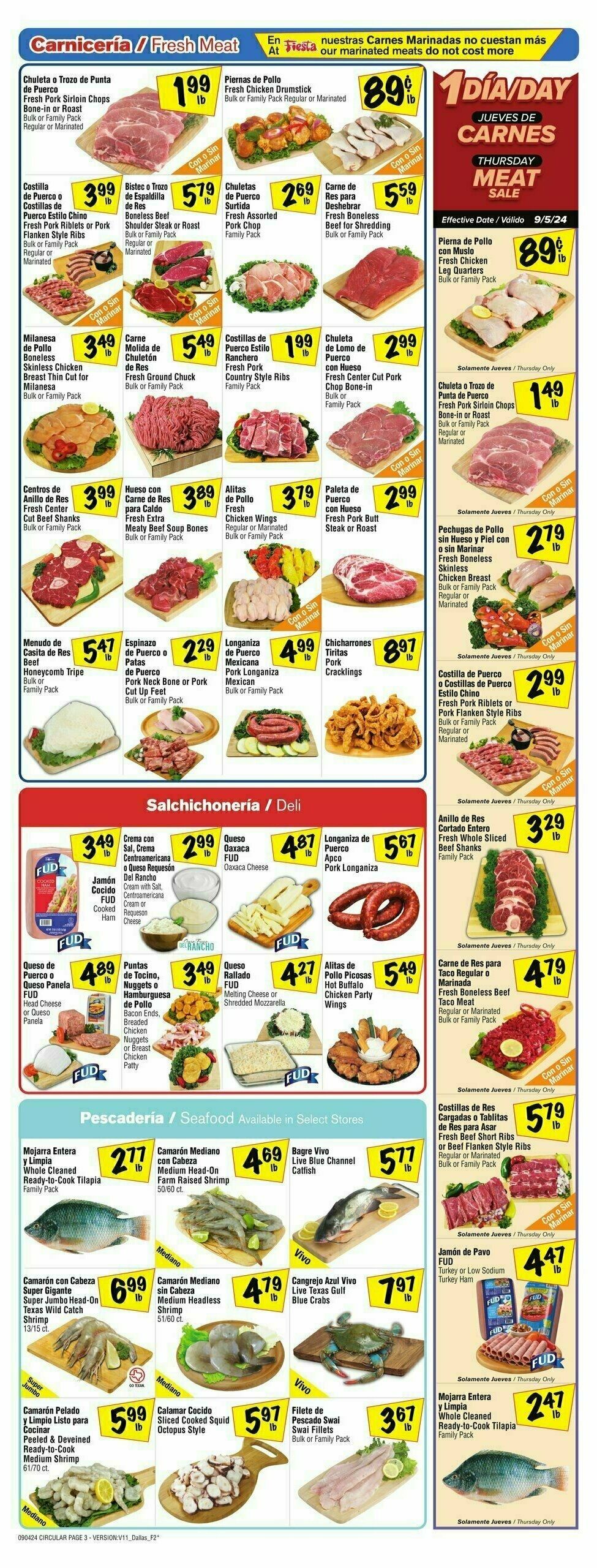 Fiesta Mart Weekly Ad from September 4 - Page 3