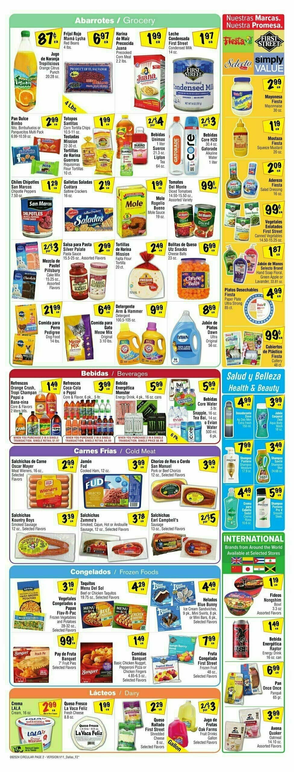 Fiesta Mart Weekly Ad from September 25 - Page 2